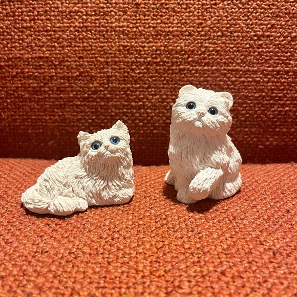 Accents | Vintage Stone Critter Cat Figurines | Poshmark